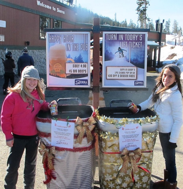 Sierra-at-Tahoe Resort Hosts Canned Food Drive for Community | First ...