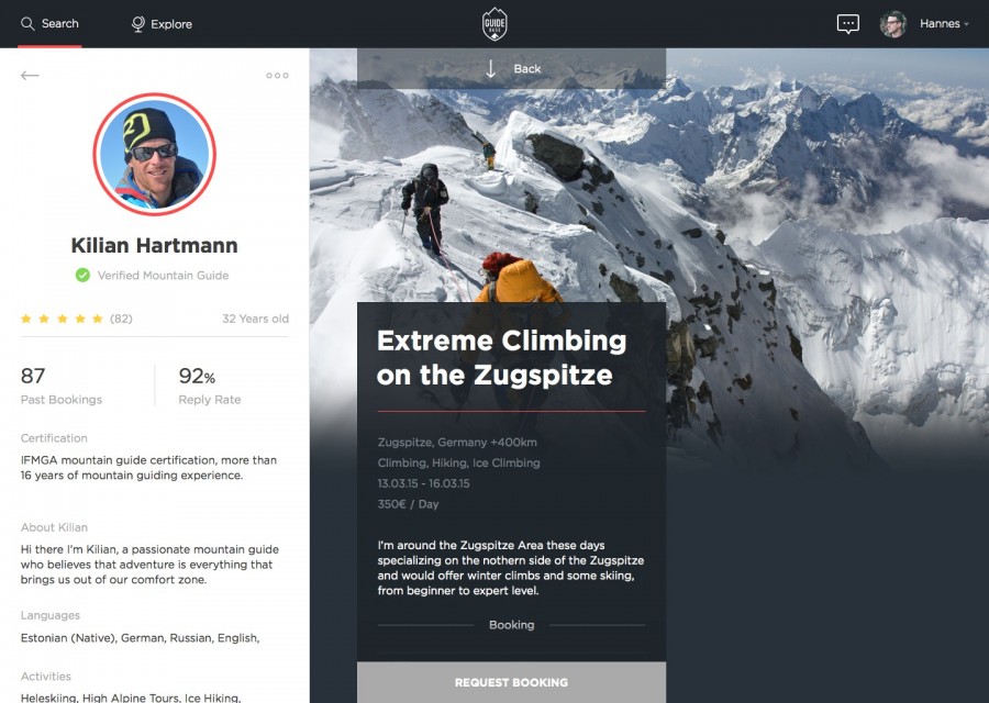 New GuideBase Pairs Skiers with Guides | First Tracks!! Online Ski Magazine